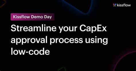 Streamline Your CapEx Approval Process Using Low Code