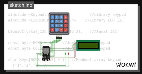Lcd Dan Ledtopik43 Wokwi Esp32 Stm32 Arduino Simulator