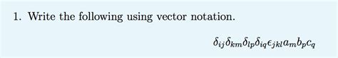 Solved 1 Write the following using vector notation будет Chegg com