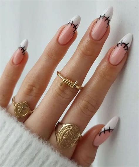 Spooky French Tips Halloween Inspired Nail Art That Haunts Tailoringinhindi