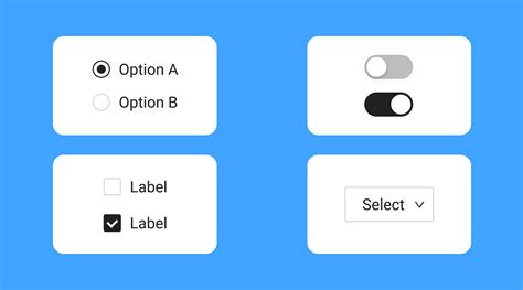 Backdrop History Of Radio Button And Checkbox