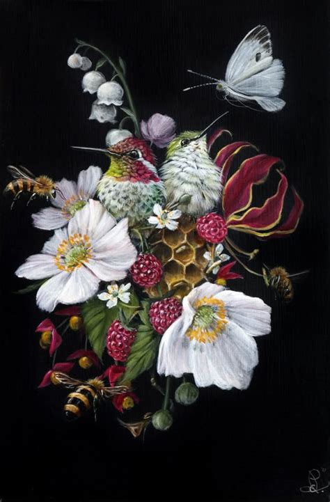 Dewi Plass Flower Art Images Bird Art Flower Art