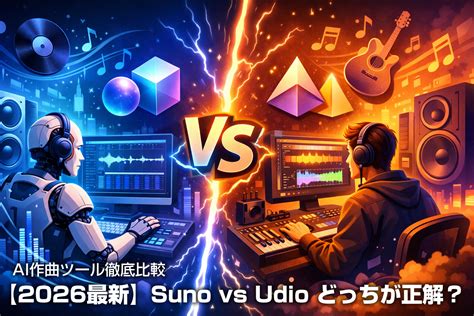 【2026最新】suno Vs Udio どっちが正解？ai作曲ツール徹底比較 めいくりむ 創作情報サイト