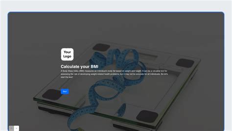 Bmi Calculator Template Template Formaloo