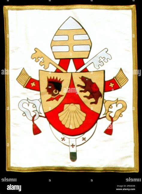 A View Of The New Coat Of Arms Of Pope Benedict Xvi As Seen On A