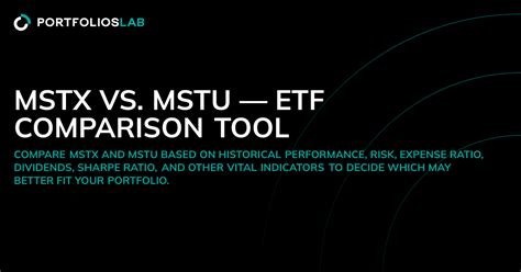 Mstx Vs Mstu — Etf Comparison Tool Portfolioslab