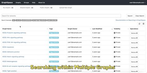 9 Searching Graphs — Graphspace Manual 1 0 Documentation
