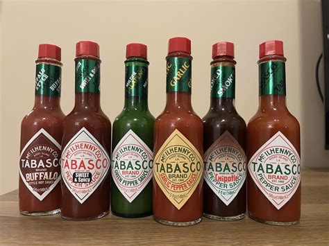 We Ranked 6 Flavors Of Tabasco Hot Sauce From Best To Worst
