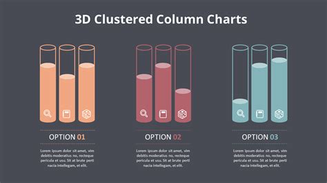 3d 실린더 기둥형 차트 다이어그램