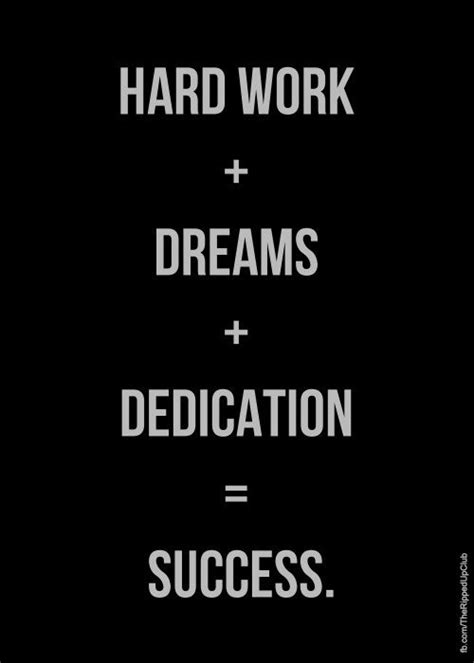 Dream Big Work Harder Dedication To Succeed