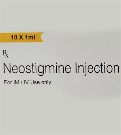 Neostigmine For Animals Dog Cat Horse Cattle Swine Sheep