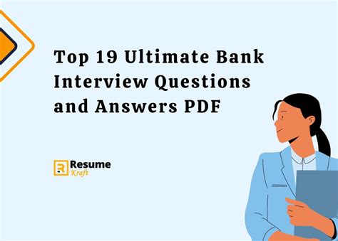 Top 19 Ultimate Bank Interview Questions And Answers PDF 2023 ResumeKraft