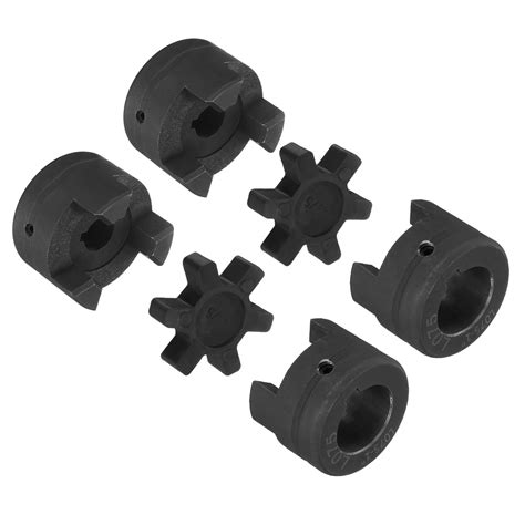 2 Pack 5 8 To 1 L075 Flexible 3 Piece L Jaw Coupling Coupler Set