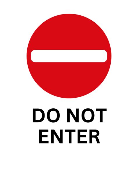 No Access Signs Printable Templates Free PDF Downloads