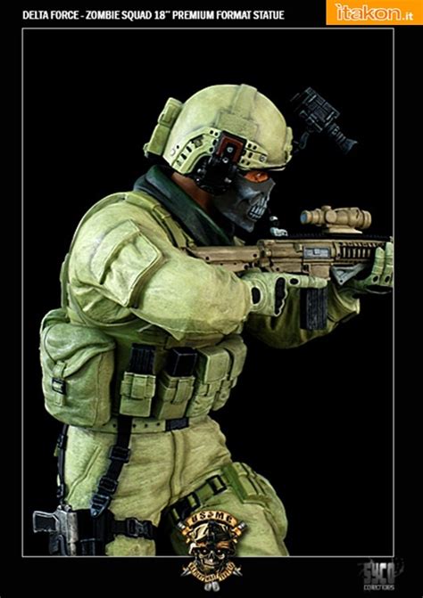 Syco Collectibles Delta Force Zombie Squad Premium Format Statue In
