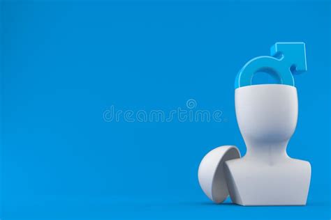 Male Gender Inside Head Stock Illustration Illustration Of Gender