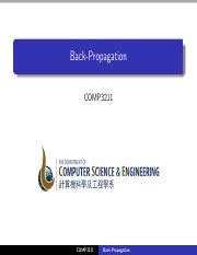 Backprop Pdf Back Propagation COMP COMP Back Propagation Back Propagation Nonlinear