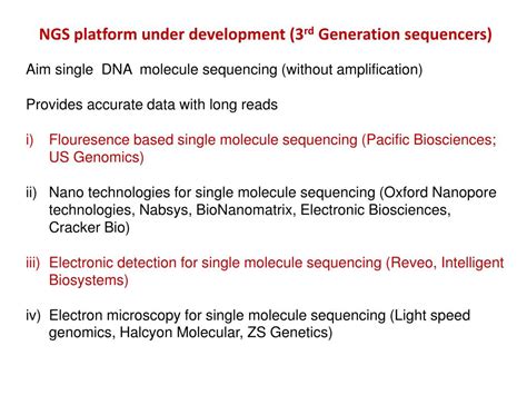 PPT Next Generation Sequencing An Overview PowerPoint Presentation Free Download ID