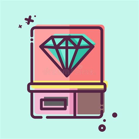 Icon Diamond 2 Related To Ring Symbol Mbe Style Simple Design Editable Stock Illustration