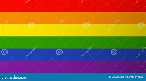 Pride Lgbtq Rainbow Flag Design Illustratoin Art Stock Illustration