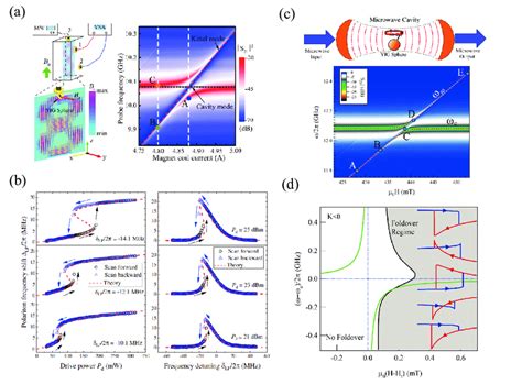 A Schematic Diagram Of A 3d Cavity With A Yig Sphere Embedded And The
