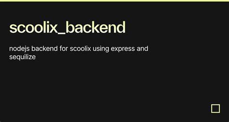 Scoolixbackend Codesandbox
