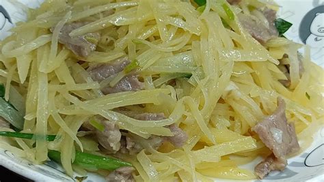 土豆炒肉片怎么做好吃？大厨教你做法，土豆脆爽好吃，开胃下饭 Youtube