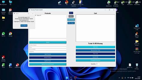 Grocery Store Management App Python Gui Project Open Source Youtube