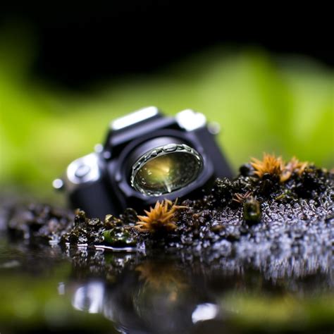 Premium Ai Image Camera Equipment Capturing A Single Macro Object