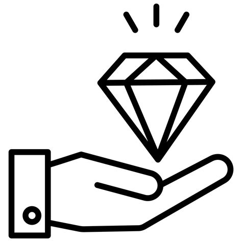 Value Proposition Icon Line Vector Illustration 35193851 Vector Art At