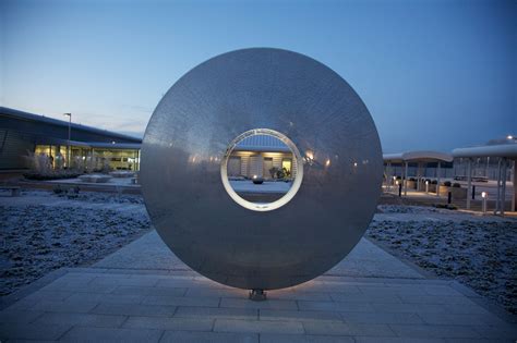 Torus Outdoor Sculpture In Stainless Steel David Harber Us