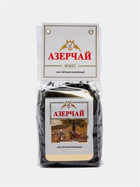 Чай АЗЕРЧАЙ "Букет", черный байховый, крупнолистовой, 100 г купить по ...