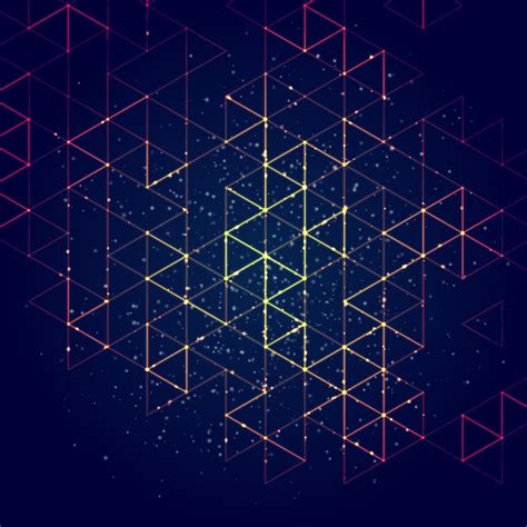 Premium Vector Technology Concept Abstract Polygonal Background