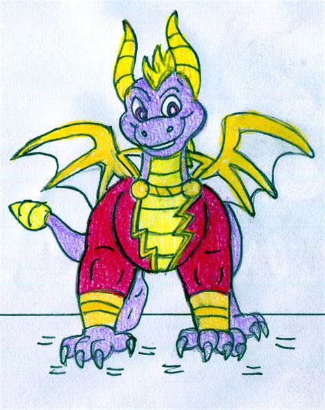 Shazam Spyro By Jose Ramiro On Deviantart