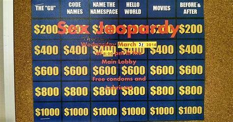 Sex Jeopardy Crappydesign