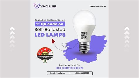 Implementation Of QR Code On Self Ballasted LED LAMPS