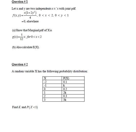 Solved Question Let X And Y Are Two Independents R V S Chegg Com