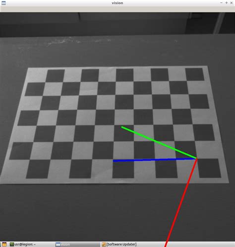 Python Drawing Checkerboards Reference Frame For Pose Estimation