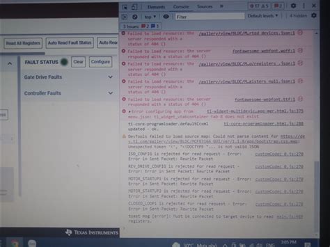 mcf8316aevm problems connecting to the gui motor drivers forum