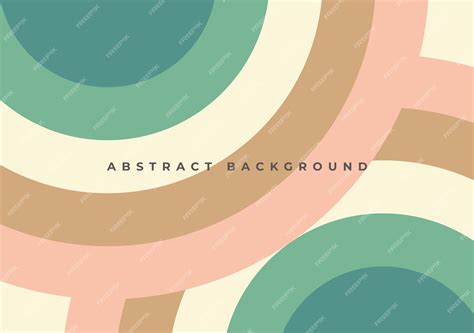 Premium Vector Colorful Circle Background Template