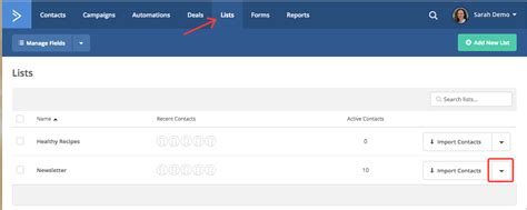 Subscription Update Form ActiveCampaign Help Center