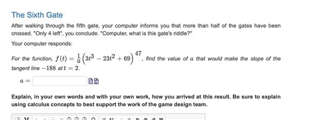 Solved The Sixth Gate After Walking Through The Fifth Gate