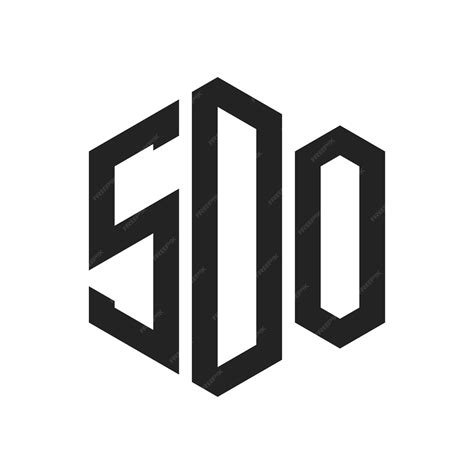 Premium Vector Sdo Logo Design Initial Letter Sdo Monogram Logo Using