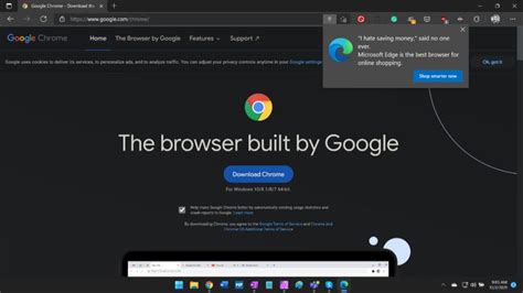 Microsoft Edges Tries To Convince Users Not To Download Chrome Thurrott Com