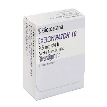 Exelon Patch 10 Rivastigmina 9 5 Mg Novartis Caja X 30 Parches