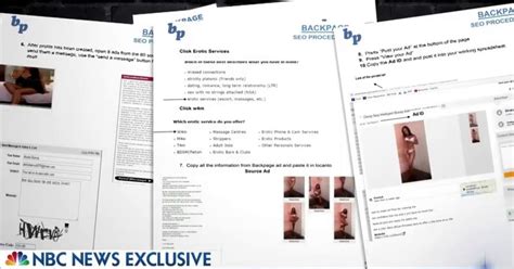 Nbc News Exclusive Inside Backpage Coms Global Adult Ad Sales Operation