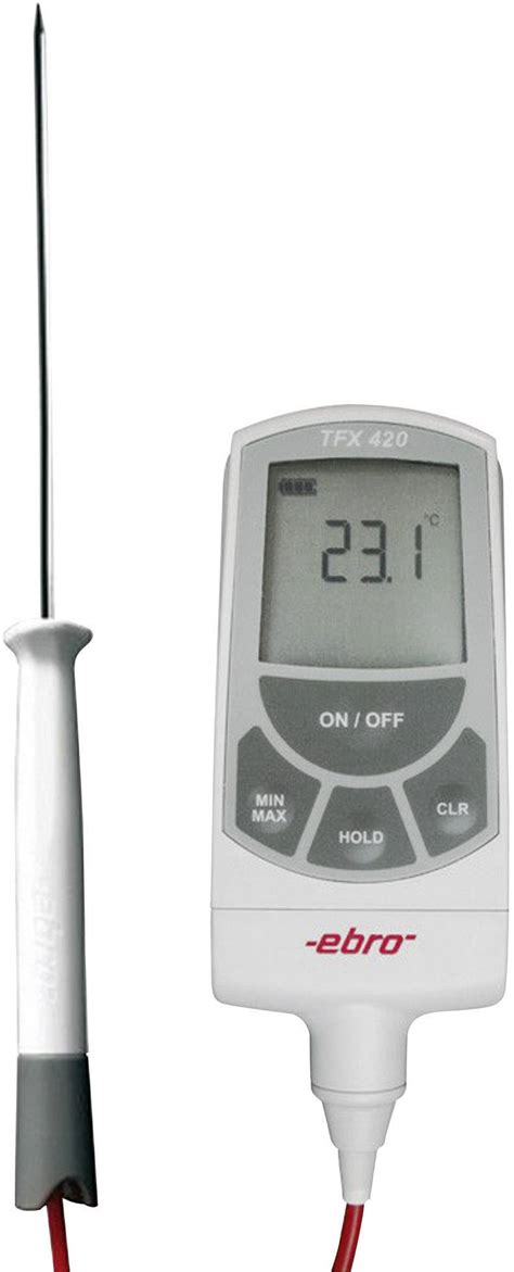 Buy Ebro Tfx 420 And Tpx 400 Probe Thermometer Haccp Temperature Reading Range 50 Up To 400 °c