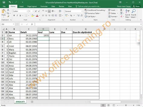 Microsoft Excel Capitolul Functii IT Learning