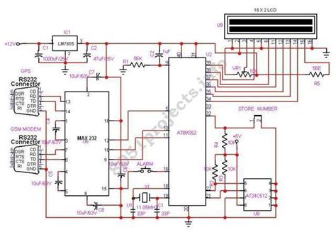 Gps Gsm Tracker Circuit Diagrams Circuit Diagram