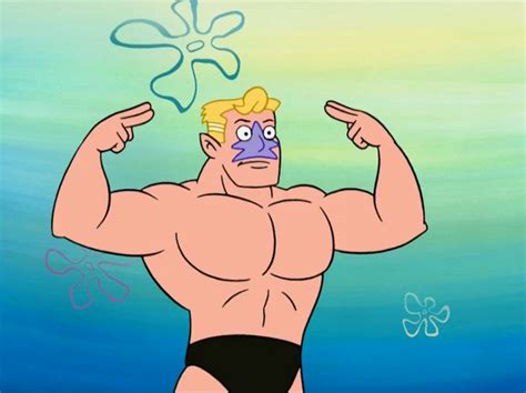 Shirtless Drawn Cartoon Boys And Men Mermaid Man In A Speedo